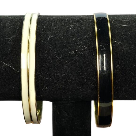 Trifari | Jewelry | Vintage Monet Trifari Whitegoldblack Minimalist Two ...